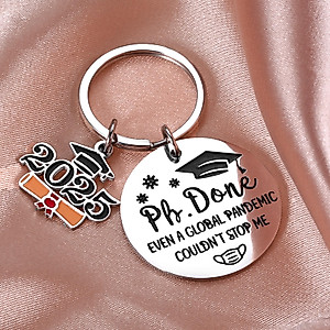 PhD Gifts for Women Graduation Keychain Gifts for Him Her PhD Graduation Gifts for Senior Graduate Student Funny Graduation Gifts for Women Men Son Daughter Doctor of Philosophy Nursing Grad Gift