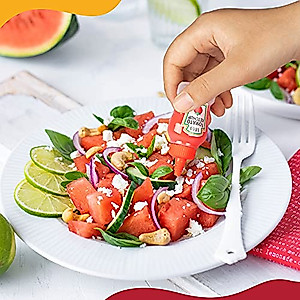 ZIIVARD 5 Pieces Mini Condiment Squeeze Bottles Plastic Ketchup Bottle Bento Box Honey Salad Container,0.84/0.1oz