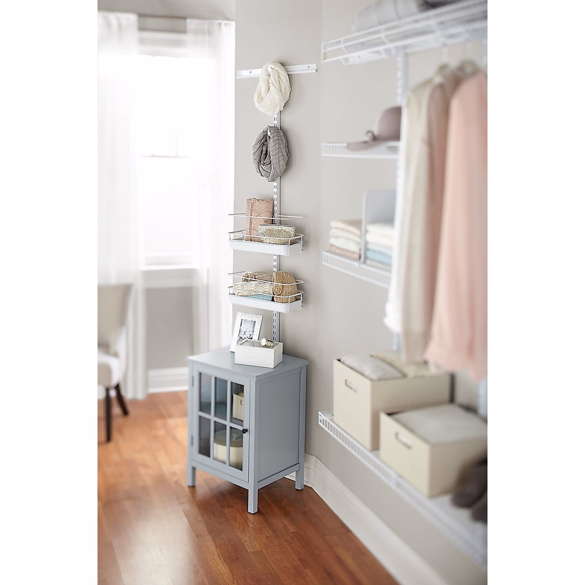 Rubbermaid FastTrack Rail, Hardware, 40", White, Heavy-Duty Steel, Durable, Ideal for Pantries, Linen Closets, Laundry Rooms, Utility Rooms