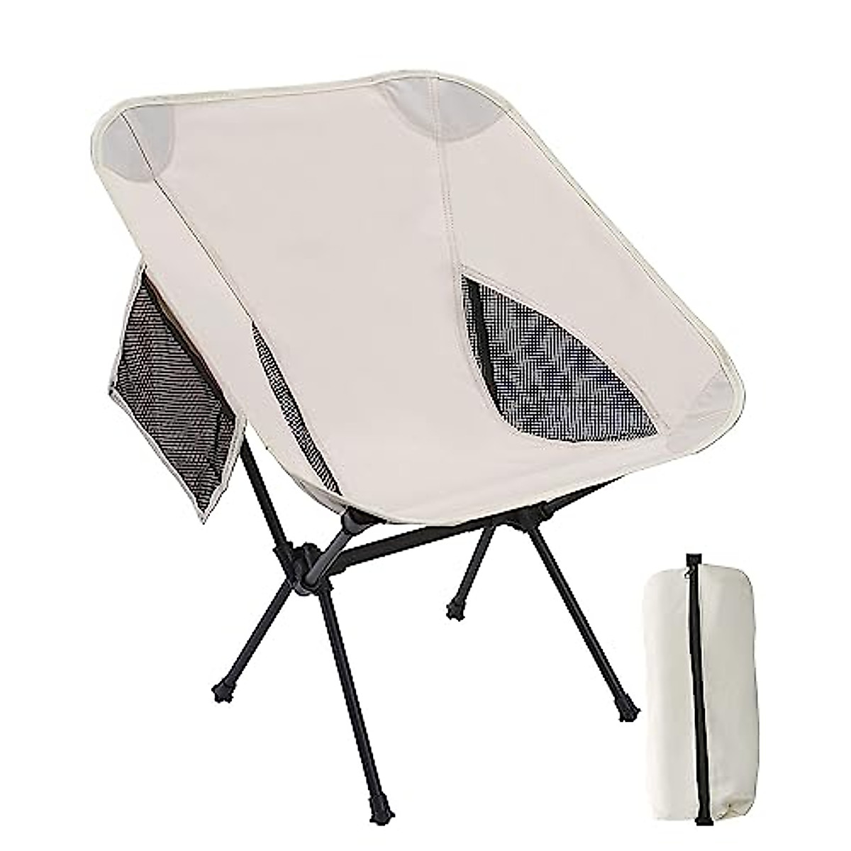 logard Lightweight Portable Camping Chair,Folding Outdoor Chair High Load Capacity,Sturdy Folding Chair for Hiking,Beach,Fishing,Festival, Hiking, Backpacking