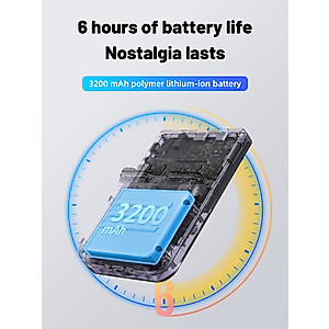 ANBERNIC RG353V Handheld Game Console Support Dual OS Android 11+ Linux, 5G WiFi 4.2 Bluetooth RK3566 64BIT 64G TF Card 4450 Classic Games 3.5 Inch IPS Screen 3500mAh Battery