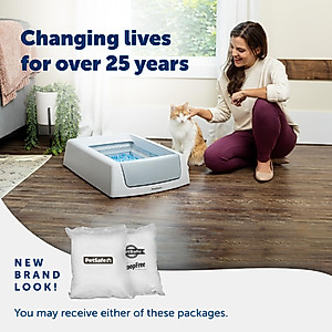 PetSafe ScoopFree Odor Control Crystal Cat Litter, Fragrance Free, 4.3 Lb Bag, Pack of 2