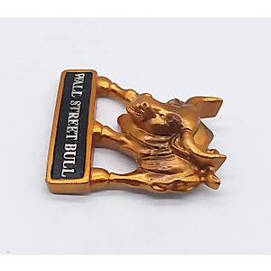 Charging Bull of Wall Street Manhattan New York USA Fridge Magnet Tourist Souvenir Gift Home Kitchen Decoration Magnetic Sticker,Wall Street America Refrigerator Magnet Collection