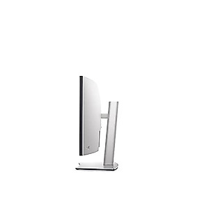 Dell U3821DW UltraSharp Curved USB-C Hub Monitor - 37.52-inch WQHD (3840 x 1600) 60Hz 2300R Curvature Display, 8ms Response time, USB-C/DP/HDMI/RJ-45, Height/Slant/Tilt/Swivel Adjustability - Silver