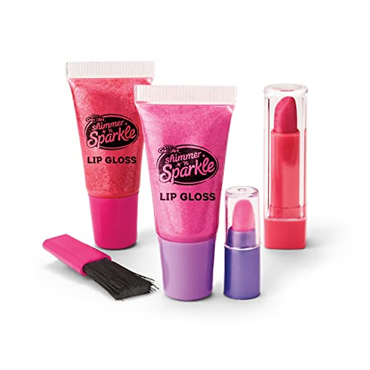 Shimmer 'n Sparkle Glitter Makeover Studio Beauty Kit – All-in-One Beauty for Eye, Cheeks and Lips for Ages 8 and Up