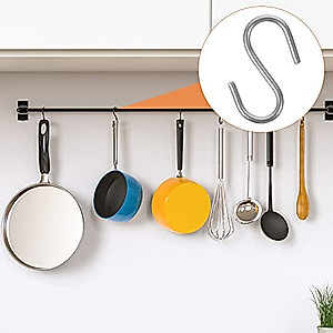 COHEALI Metal Hanging Hooks Towel Hooks Mini s 100pcs Extra Small s Metal S Shaped Hooks for Crafts Jewelry and Hanging Curtain Hooks Christmas Mini S Hook Iron Wire Hook