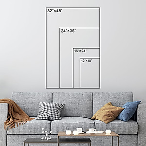 wall26 Canvas Print Wall Art The Old Guitarist by Pablo Picasso Cultural People Oil Painting Fine Art Traditional Dramatic Multicolor Ultra for Living Room, Bedroom, Office - 24"x36"