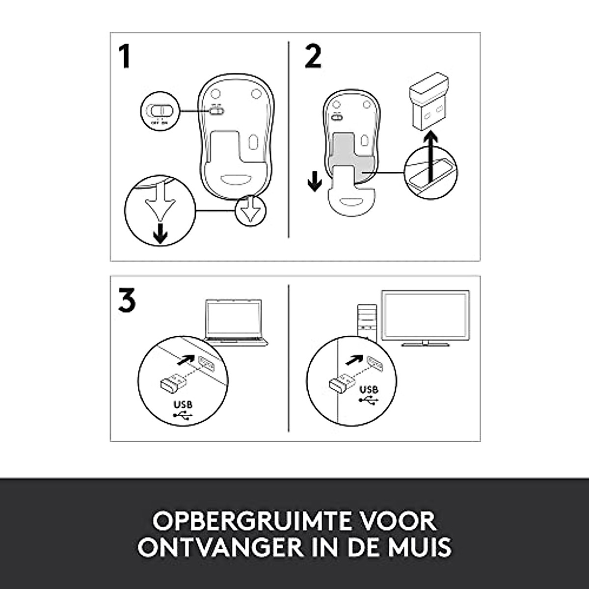 Logitech 910-002235 Wireless Mouse M185
