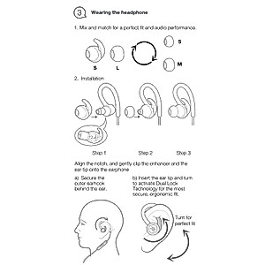 JBL Reflect Contour 2.0 - In-Ear Wireless Sport Headphone with 3-Button Mic/Remote - Black