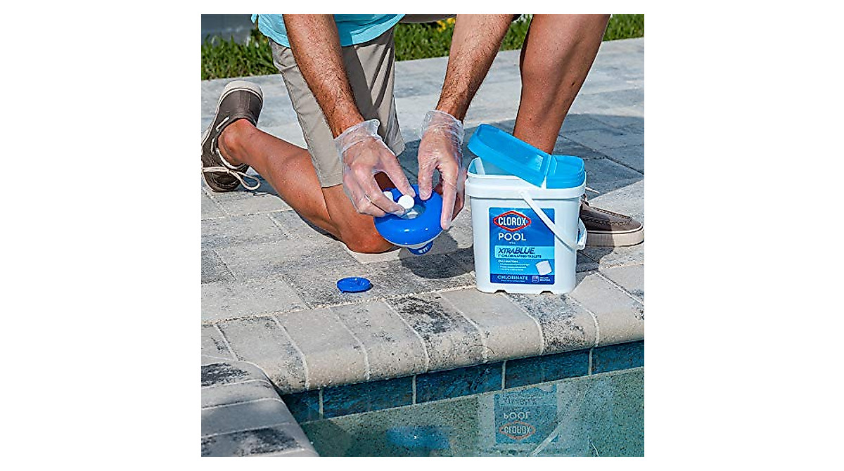 CLOROX Pool&Spa XtraBlue 1" Chlorinating Tabs, Kills bacteria (Perfect ...