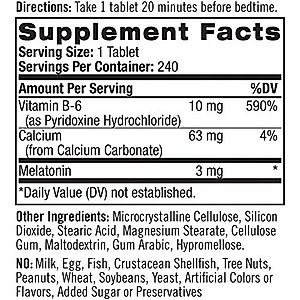 Natrol Melatonin - 3 mg - 240 Tablets