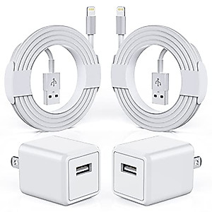 iPhone Charger, 2Pack[Apple MFi Certified]Apple Charger Fast USB Wall Charger Travel Plug Block with Lightning Cable iPhone Charger Cord Quick Charging for iPhone 14/13/12/11 Pro/XS MAX/XR/8/7/6s/iPad