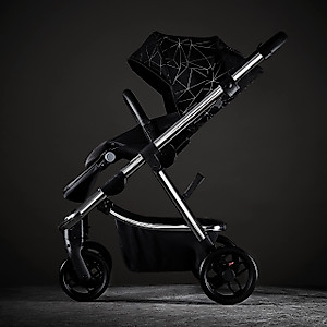 Diono Excurze Luxe Baby, Infant, Toddler Stroller, Perfect City Travel System Stroller and Car Seat Compatible, Adaptors Included Compact Fold, Narrow Ride, XL Storage Basket, Black Platinum