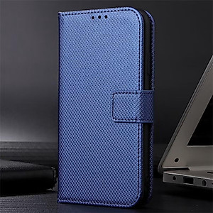 Phone Case for Oppo Reno2 F, Leather Wallet Case for Oppo Reno2 F Non-Slip PU Leather Cover, Flip Folio Book Phone Cover for Oppo Reno2 F Case Blue
