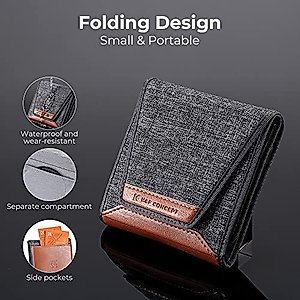 K&F Concept 77mm UV/CPL/ND Lens Filter Kit (3 Pieces)-18 Multi-Layer Coatings, UV Filter + Polarizer Filter + Neutral Density Filter (ND4) + Cleaning Cloth+ Filter Pouch for Camera Lens (K-Series)