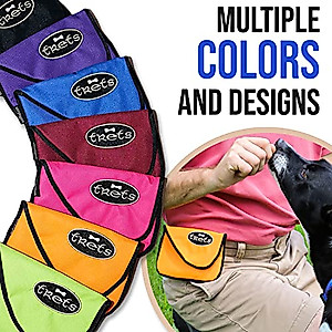 Woofhoof Dog Treat Pouch, Blue Training Treat Pouch - Clip On Dog Treat Holder, Innovative No Spill Design, Magnetic Flap, Expandable Gusset, Made of Durable Nylon, Machine Washable