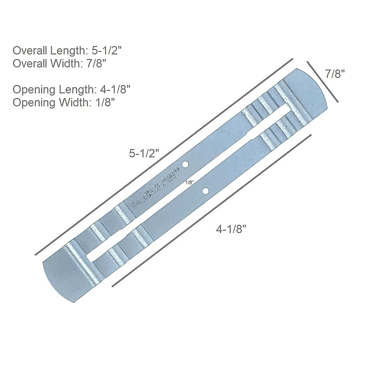BedClaw Anti-Wobble Bed Rail Shims, Set of 6