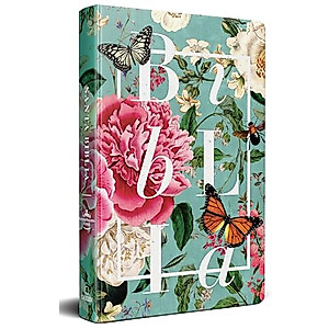 Biblia RVR 1960 letra grande tamaño manual, tapa dura Jardin de flores / Spanish Bible RVR 1960 Handy Size Large Print Hardcover Garden of Flowers