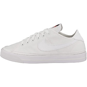 Nike Women's Low-Top Sneakers, White, 8