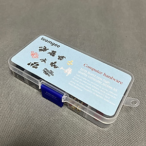 teamgee Computer Hardware, Notebook Computer Screw Kit Set, Electronic Repair Screws for Hard Drive