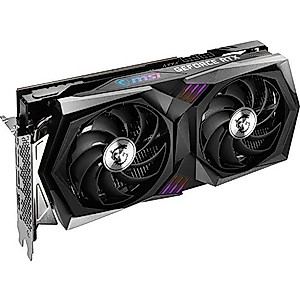 MSI Gaming GeForce RTX 3060 12GB 15 Gbps GDRR6 192-Bit HDMI/DP PCIe 4 Twin-Frozr Torx Fan Ampere RGB OC Graphics Card (RTX 3060 Gaming X 12G)