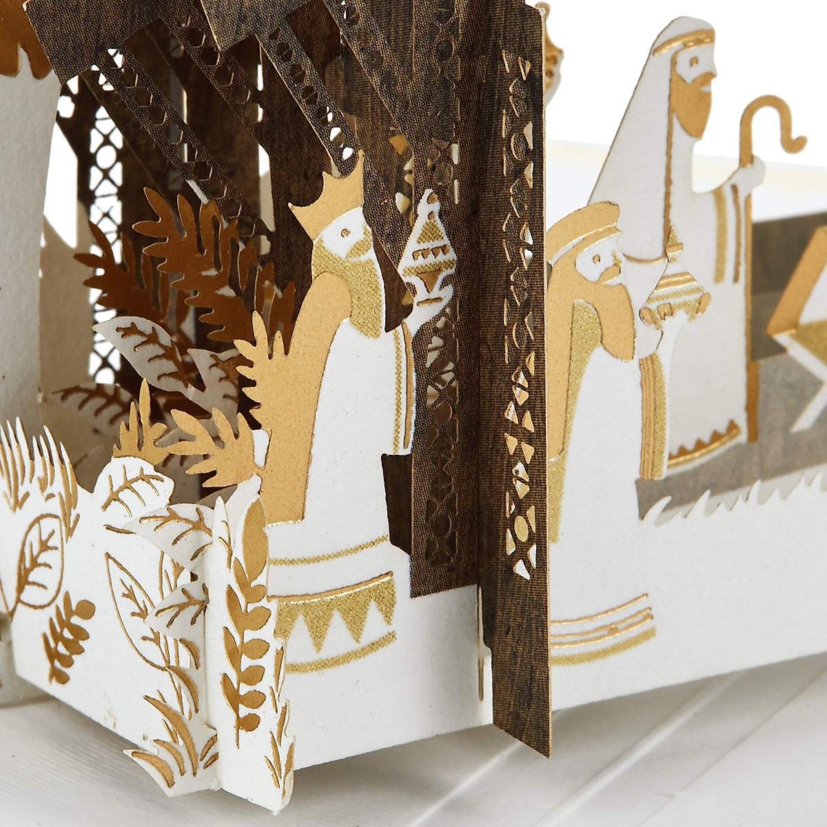 Hallmark Signature Paper Wonder Religious Pop Up Christmas Card (Nativity)