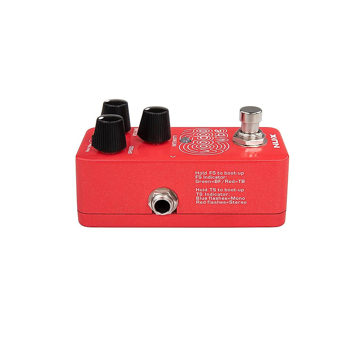 NuX Voodoo Vibe Bundle with 2 Patch Cables, 6 Dunlop Picks, and 9v Power Supply