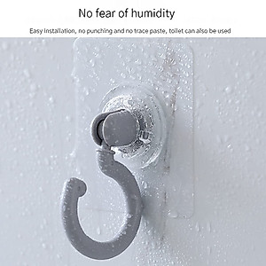 Heavy Duty Adhesive Hook Coat Hook For Hanging Clothes Bag Hat Towel Closet Clothes House Hanger Rotating Utility Hook