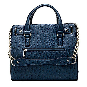 Noble Mount Temira Tote Handbag - Dark Blue