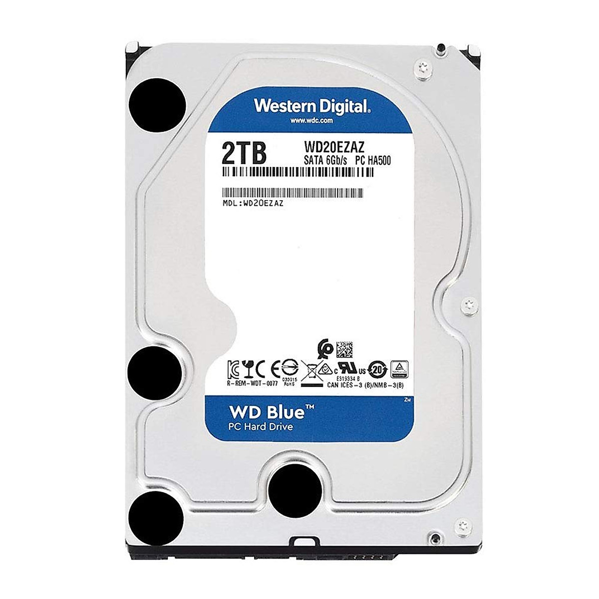 WD WD20EZAZ Blue 2TB 5400RPM Class SATAIII 256MB 3.5" Desktop Hard Drive