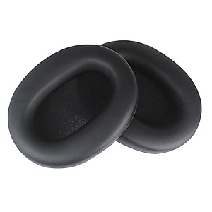 WH-CH710N Replacement Earpads Ear Cushions,Ear Pads for Sony WH-CH700N, WH-CH710N, WH-CH720N Headphones, Ear Cushions with Soft Protein Leather, Ear Comfort Memory Foam (Black)