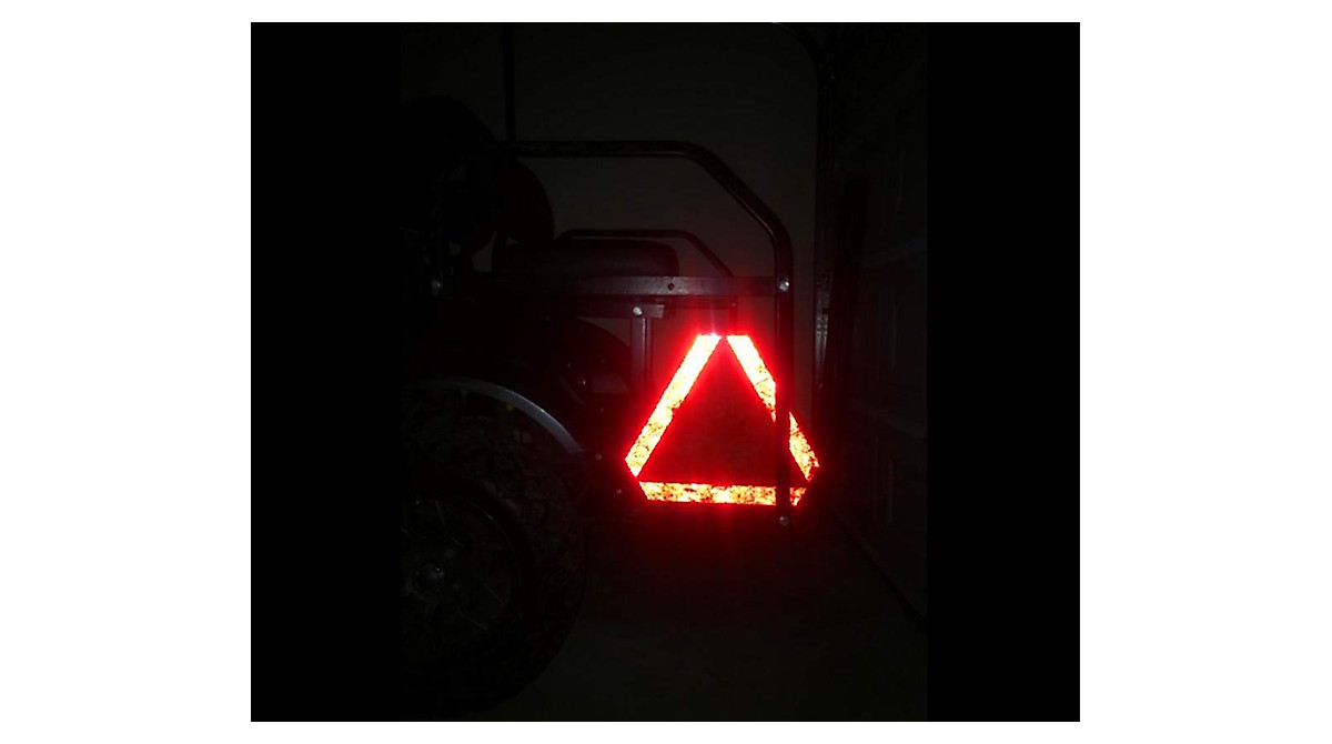 Slow Moving Vehicle Sign 14"x16" Reflective Farm Safety Sign