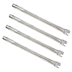 YOUFIRE Gas Burners Tube 18" x 1" Pipe Burner Grill Replacement Parts for for Affinity 3000 Series, 4 Burner Ducane Affinity 3100 3200 3400, 4100, Affinity 31421001, Stainless Steel Burners