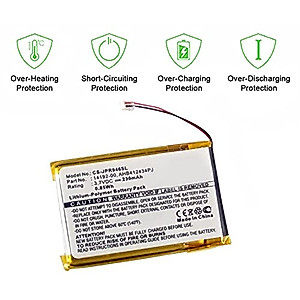 Replacement Battery 14192-00, AHB412434PJ Kit + Tool for Jabra Pro 9400 9450 9560 9465 Duo 9470 Pro 94 Logitech BH970 Wireless Headset Repair Part Fix Dead Power Low Charge Issue