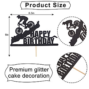 Mountain Biking Cake Topper - bike Cake Topper,bicycle Cake Topper,personalised Cake Topper,bike Birthday Party, Bmx Bike Cake Topper