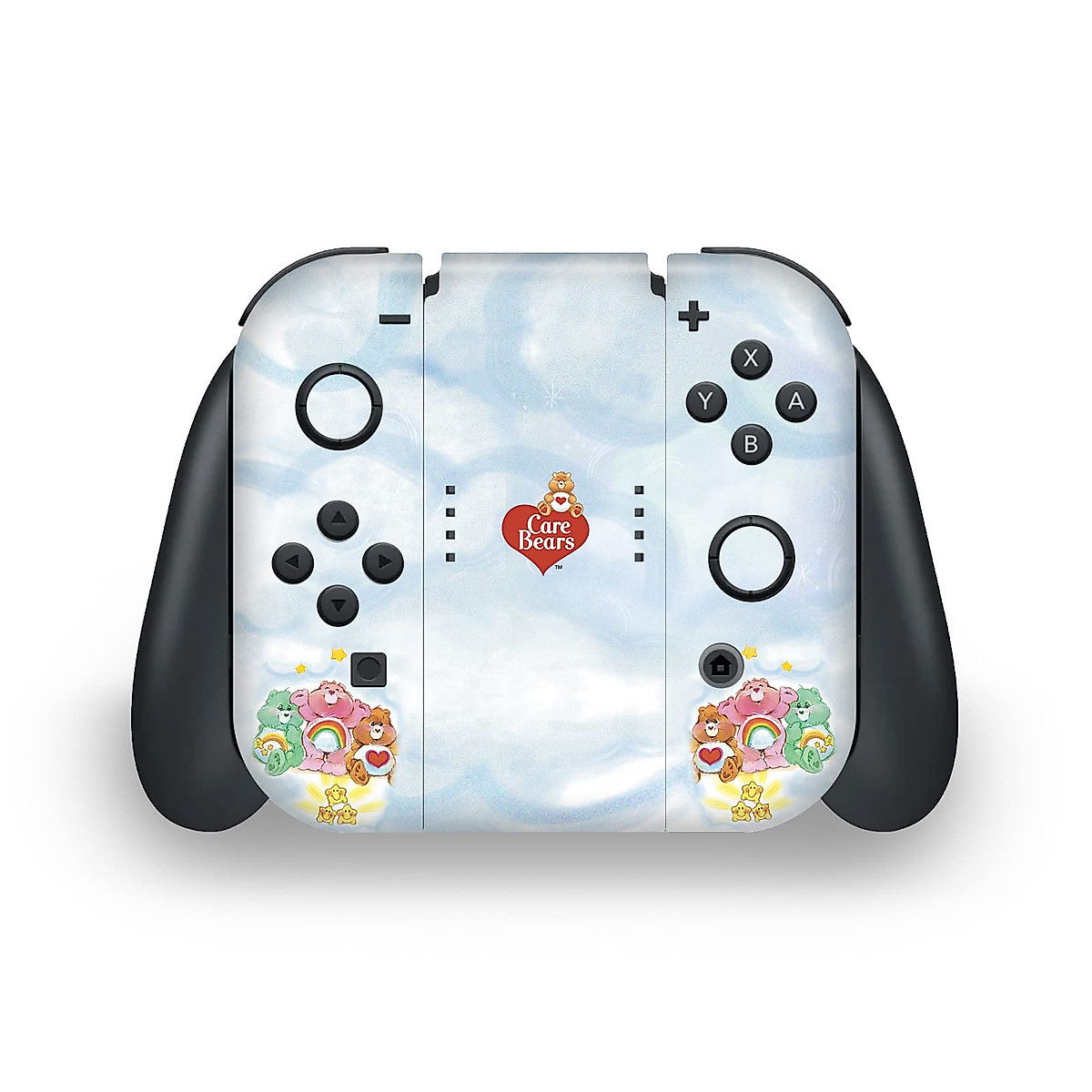 Head Case Designs Officially Licensed Care Bears Group Classic Vinyl Sticker Gaming Skin Decal Cover Compatible With Nintendo Switch OLED Bundle