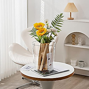 Dicunoy 3 Pack Ice Bucket, Plastic Champagne Bucket Chiller for Parties, Small Wine Beverage Storage Tub with Handle for Bar, Home, Beer, Champagne Bottles, 2 and 3 Liter