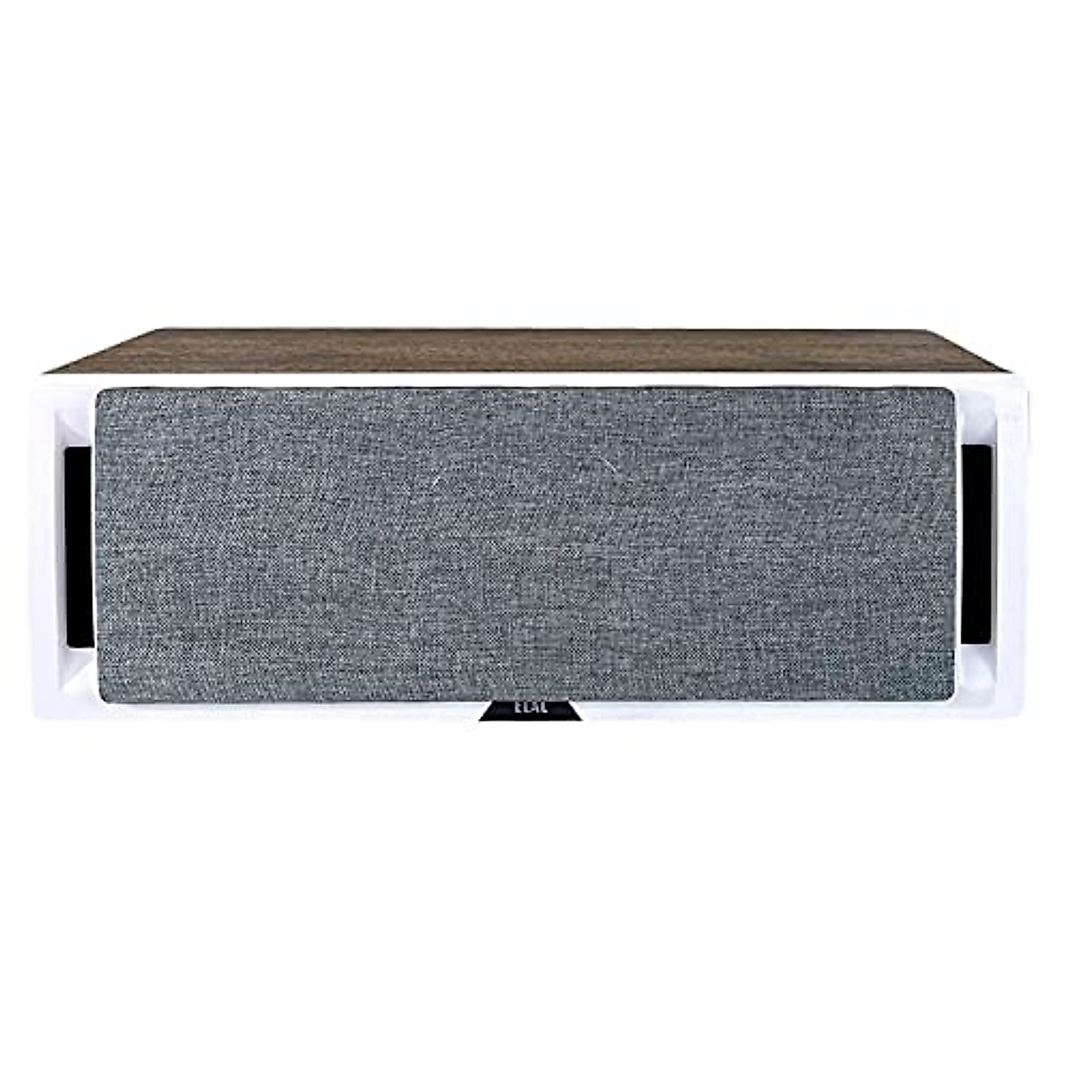 ELAC Uni-Fi Reference 3-Way 5-1/4" Center Speaker, Oak or Walnut Center Speaker for Home Theater, White Baffle with Oak Sides