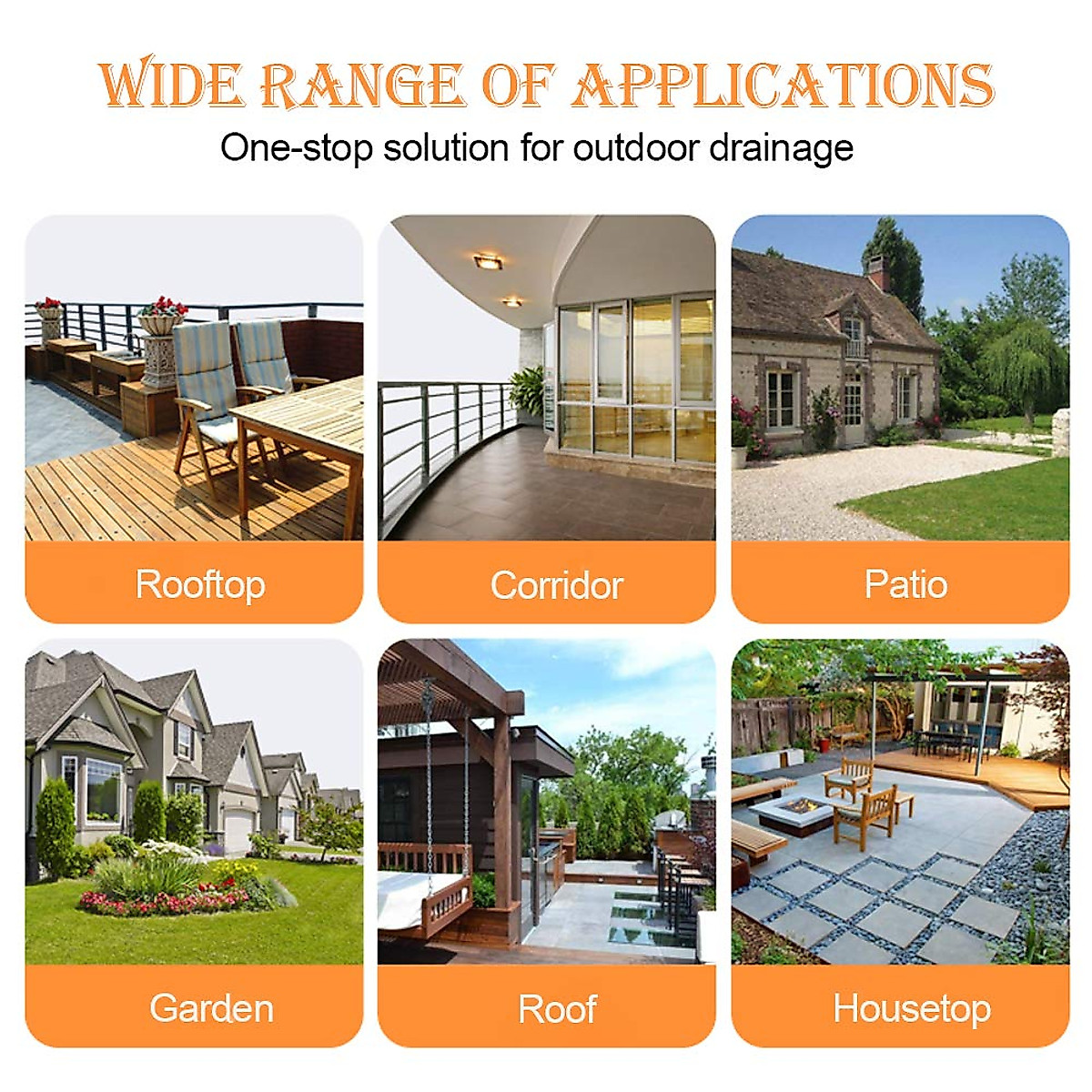 11Pcs Gutter Guard Downspout Leaf Filter Set, Aulufft 3 Inch 304 Stainless Steel Seeds Debris Down Pipe Gutter Balloon Guard Filter Strainer Gutter Protector Cleaner