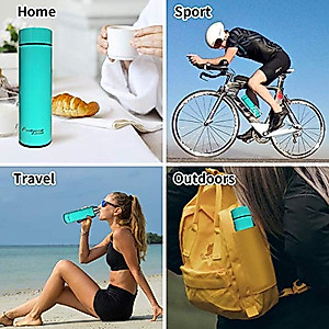 Fortyone Thermos Cup Coffee Thermos Bottle Coffee mugstainless Steel Cup Vacuum Insulated Cup With temperature display Keep Drinks Hot or Cold (Green) (Green)