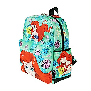 KBNL The Little Mermaid Ariel 12inch Deluxe Oversize Print Daypack A21328 Medium