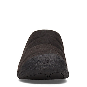 KEEN Men's Howser 2 Casual Comfortable Durable Slippers, Black Felt/Black, 12