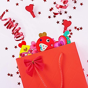 17 Sets Valentine Wood Painting Craft Kits Wooden Heart Animal Ornaments Art Sets DIY Wood Heart Dog Cat Butterfly Fish Bee Owl Dog Llama Creativity Decorations for Kids Valentine Spring Party Favors