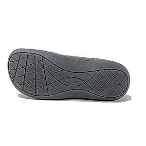 Clarks Womens Wool Felt Clog Slippers Warm Cozy Indoor Outdoor Faux Plush Soft Fur Lined Slipper for Women (Charcoal, 9 M US)