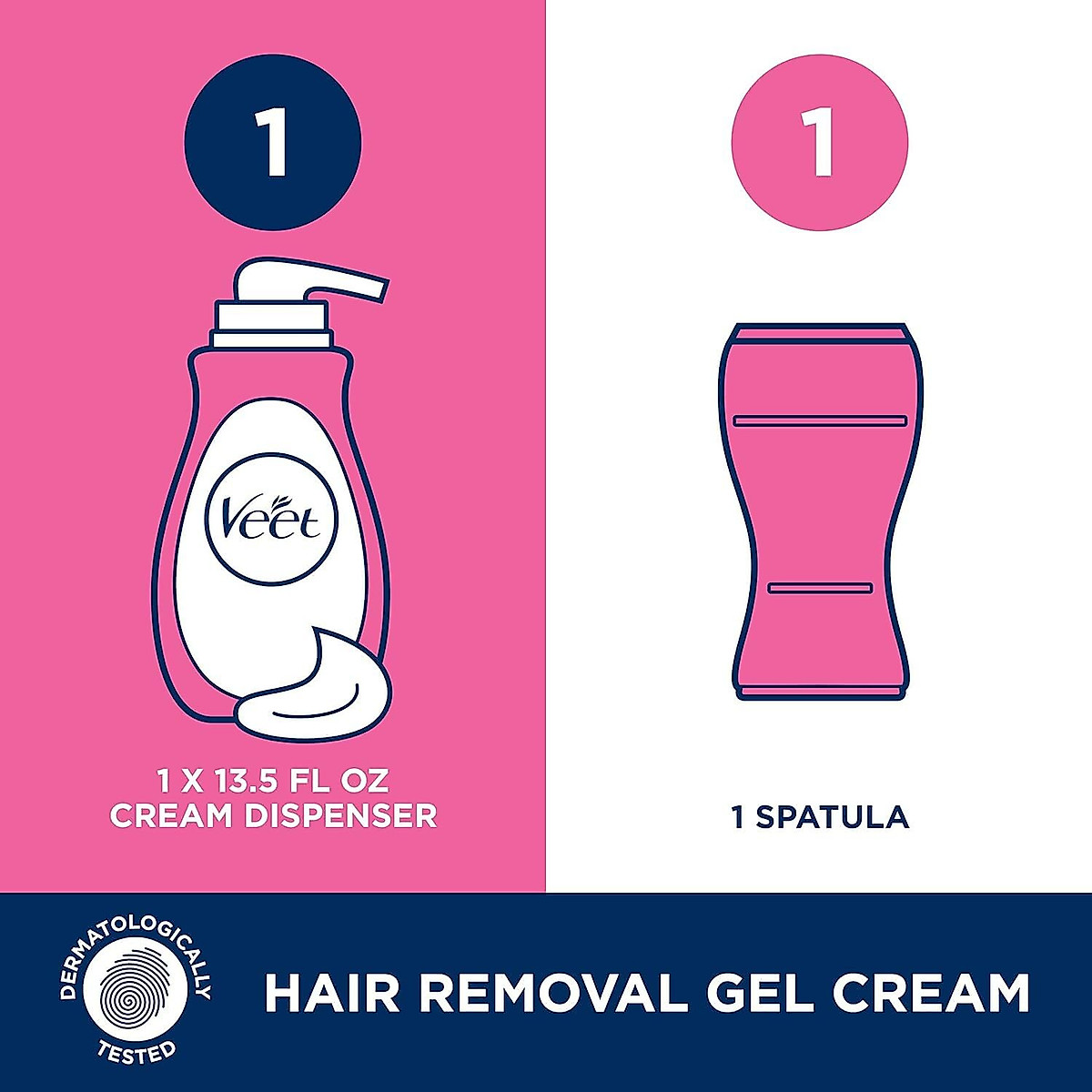 Veet Gel Hair Remover Cream with Essential Oils, 13.50 Ounce (Package May Vary)