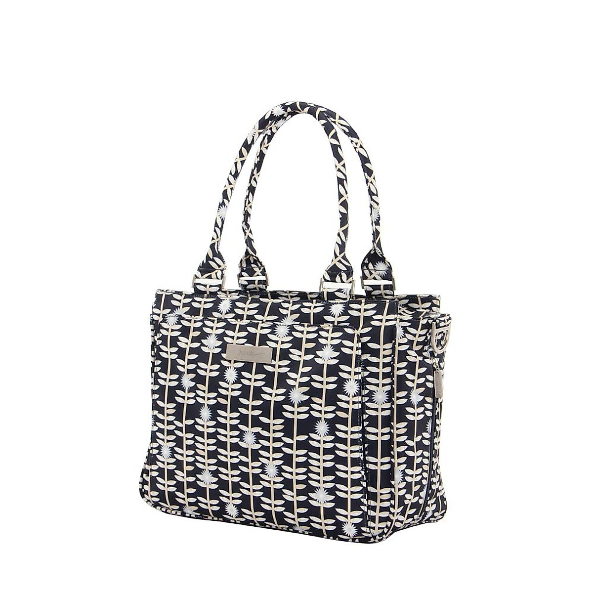 JuJuBe Be Classy Structured Multi-Functional Diaper Bag/Purse, Classic Collection - Dandy Lines