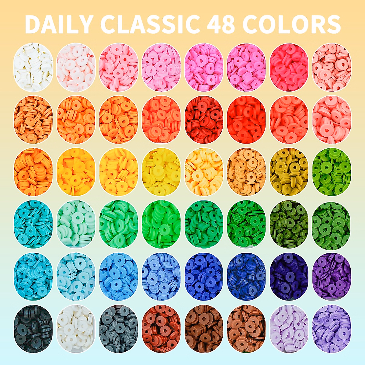 Friendship Bracelet Kit Concert Bracelets Merch, 14000pcs 48 Colors Clay Beads Bracelet Making Kit with Number Letter Beads Album Inspired Bracelets Gift for Girls Kids Teen Crafts Jewelry Making