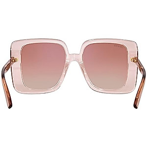 Gucci GG1314S 005 Beige/Brown Mirrored Oversized Square Women's 55mm Sunglasses