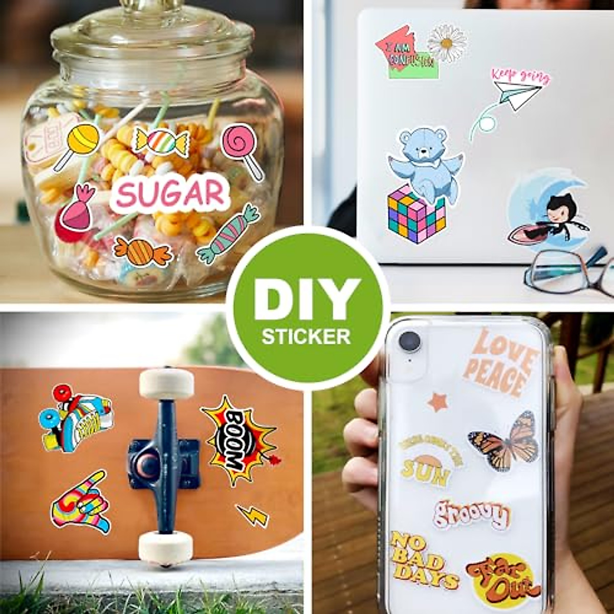 Anylabel 8.5" x 11" Full Sheet Label Sticker for Laser & Inkjet Printer - 1 Per Page Shipping Labels for Packages Permanent Adhesive Easy Peel, Full Page Shipping Labels (100 Sheets, 100 Labels)