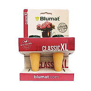 Blumat XL Classic Plant Watering Stakes | for Everyday Home or Vacation Use | Indoor or Outdoor Water Spikes for Plants | Automatic Drip Irrigation (2 Pack XL)